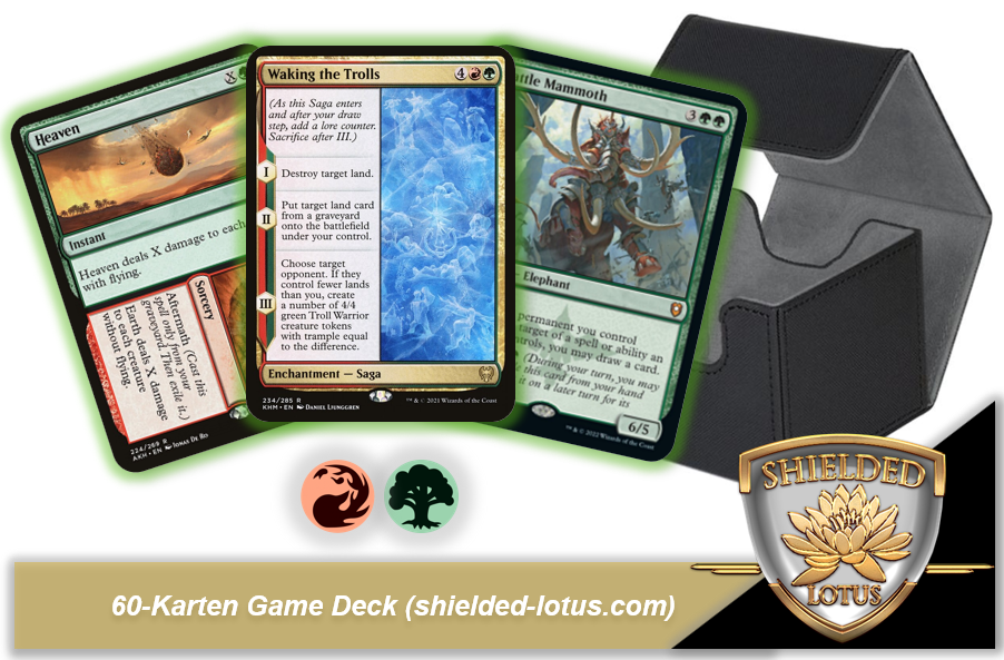 MTG Magic the Gathering 60 Karten Deck - Gruul Battle Mammoth (Rot Grü ...